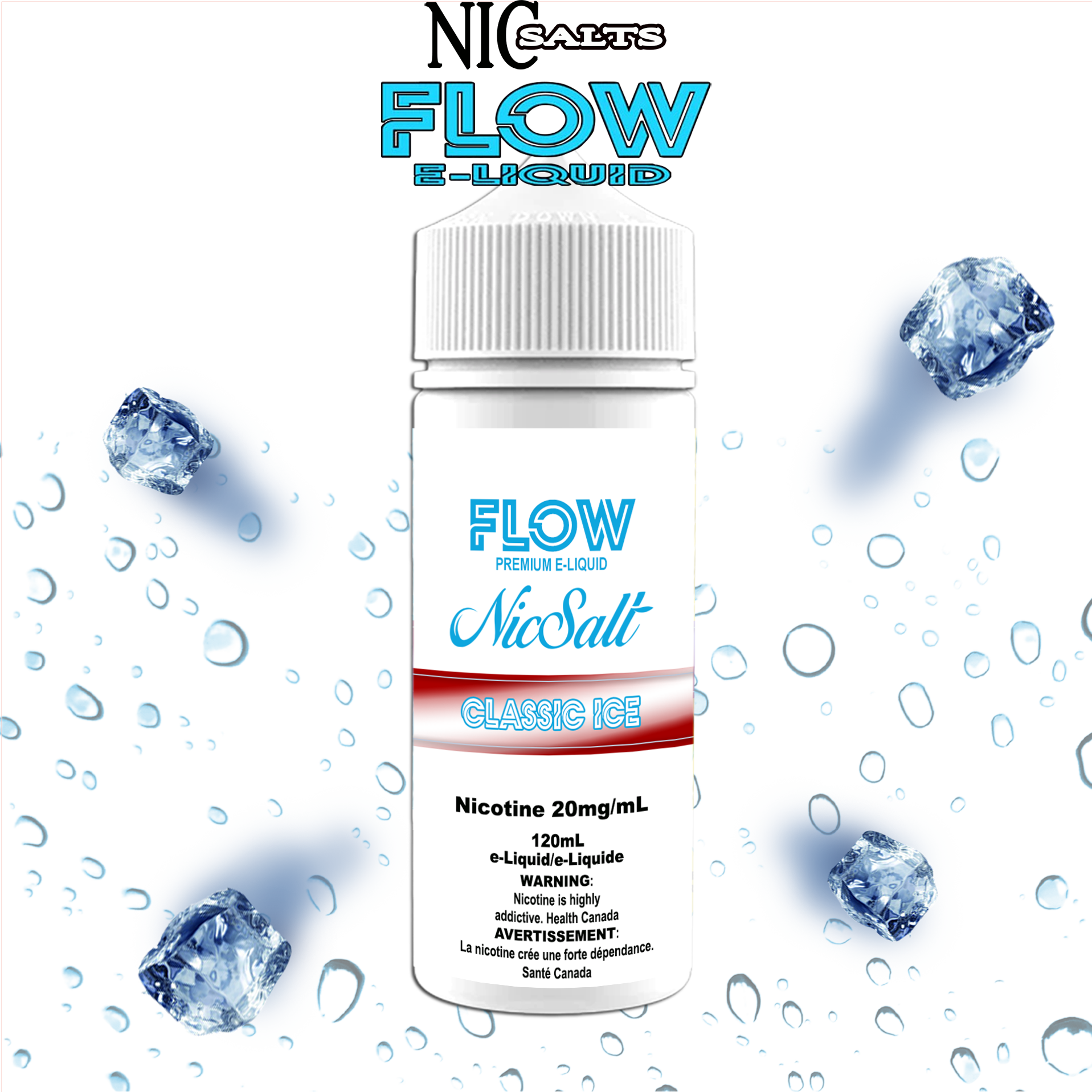 CUSTOM FLOW SALT - CLASSIC ICE 120ML