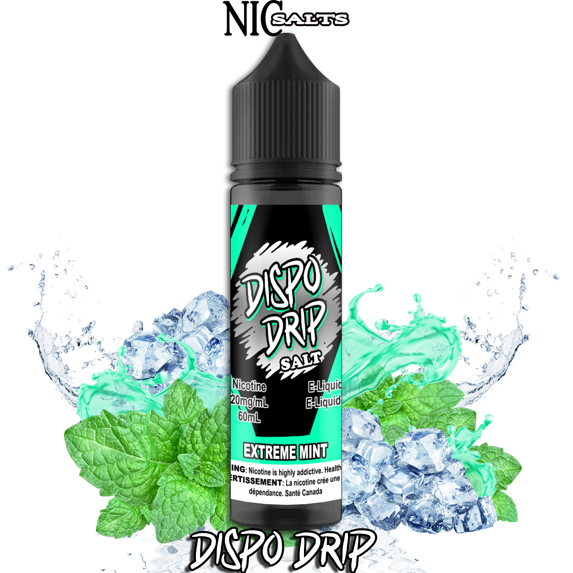 DISPO DRIP SALT - EXTREME MINT 60ML