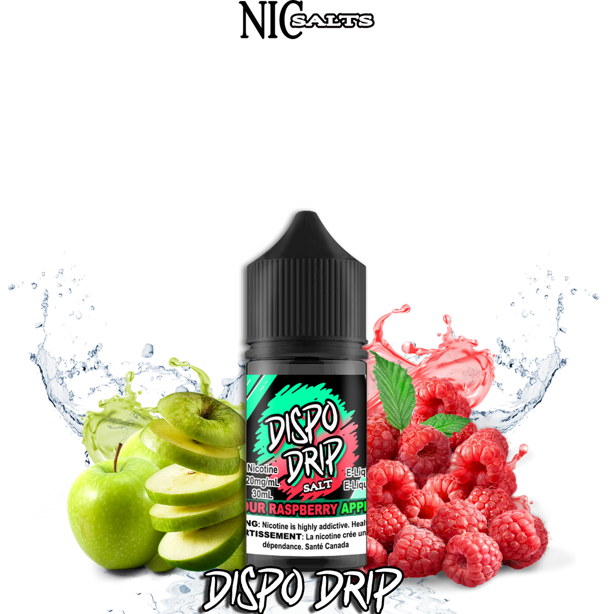 [BC/SK/NL/NS] DISPO DRIP SALT - SOUR RASPBERRY APPLE